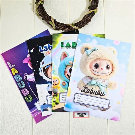 Jual 20pcs Sampul Buku Karakter Labubu Sampul Lucu Sampul Buku Ukuran Kwarto Pendek Shopee