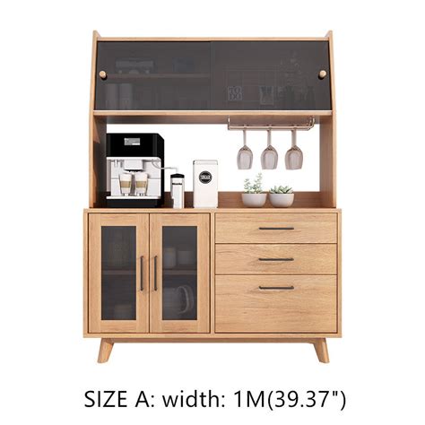 Buffets Server with Hutch and Slide Glass Doors – good idea products shop
