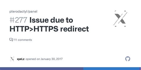 issue due to redirect · issue 277 · pterodactyl panel · github