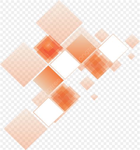 기하학적 패턴 주황색 패턴 주황색 사각형 반투명 사업 보고서 기하학적 패턴 무늬 Png 일러스트 및 벡터 에 대한 무료