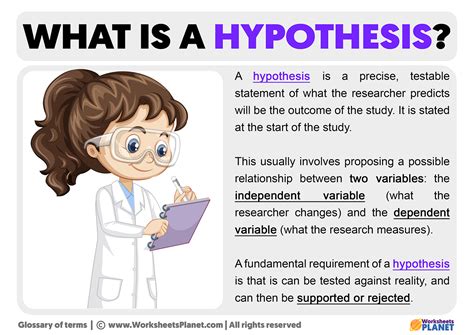 science hypothesis examples written