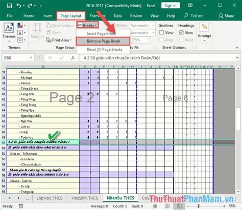 How To Create Page Breaks And Page Breaks In Excel