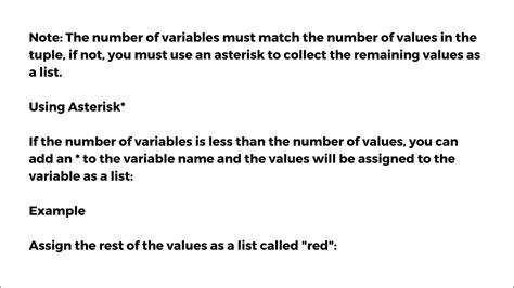 Pack Unpack Tuples In Python Using Asterisk Youtube