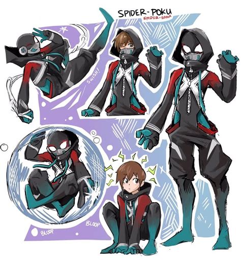 Spiderman Oc Suit Design Spider Sona Suit Ideas Spider Ocs Spider
