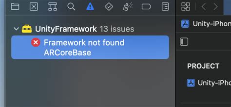 C Missing A Framework For Arcore Stack Overflow