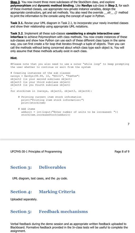 Task Design And Draw The Corresponding UML Class Chegg