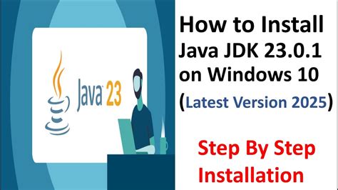 How To Install Java Jdk 2301 On Windows 10 Latest Version 2025 Step By Step Installation