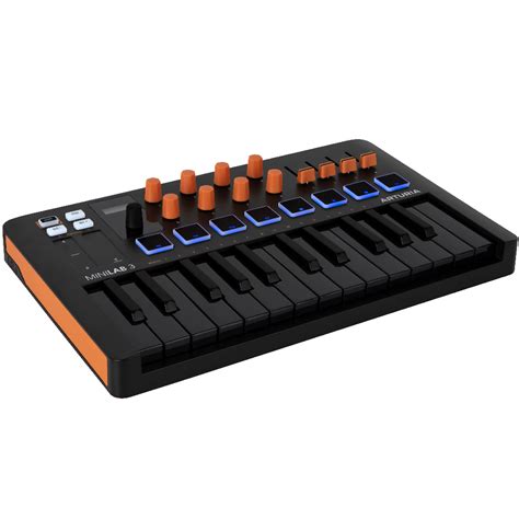 Arturia Minilab 3 Orange Midi Keyboard 25 Key