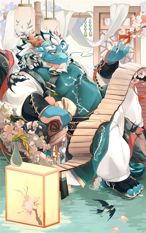 Qinglong Tokyo Afterbabe Summoners Drawn By Hechaxianzhi Danbooru
