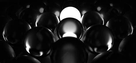 Abstract Monochrome Black And White Spheres Lighting 3d Background 3d Abstract Spheres Sphere
