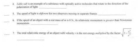 Solved Modified True False Indicate Whether The Statement Is
