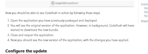 reactnative windows codepush is not updating latest build · issue 2365