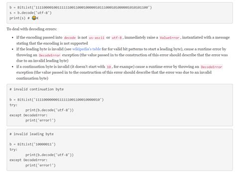 Solved Decodeencodingutf This Method Has A Single