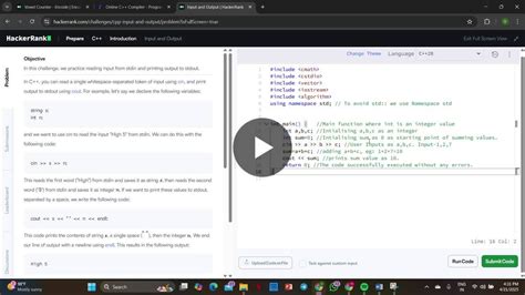 dsa cplusplus hackerrank codingjourney learnbydoing 100daysofcode