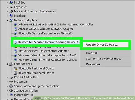 How To Connect A Windows 7 Computer To The Internet Via An Android Phone