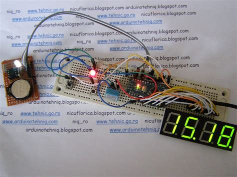 Rtc Clock With Manual Adjust And Alarm Thermometer And Higrometer Using