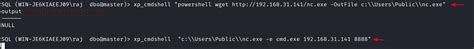 mssql for pentester command execution with xp cmdshell