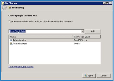 How To Share A File Or Folder In Windows Server DbAppWeb