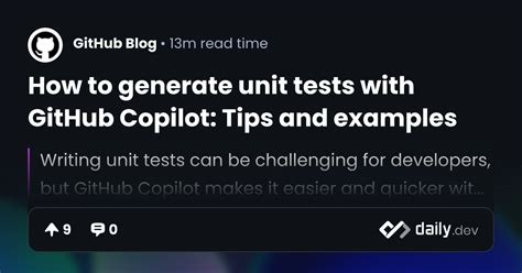 How To Generate Unit Tests With Github Copilot Tips And Examples