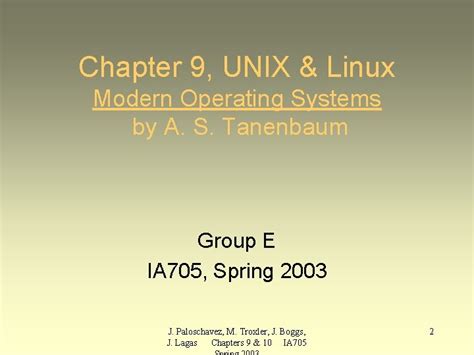 Chapters 9 10 Modern Operating Systems By A