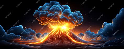 Illustration Of The Geological Formation Of Volcanoes Highquality Clipart Magma Lava Volcanic