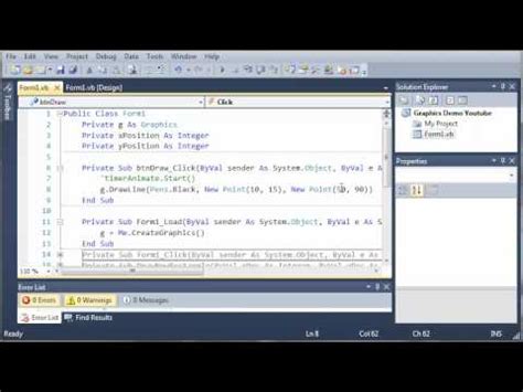 Visual Basic Tutorial Graphics Points YouTube