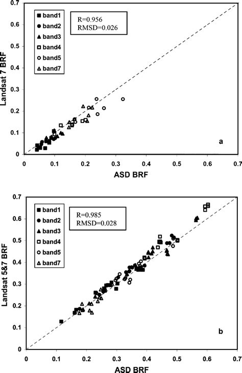 Comparison Between Processed Asd Diffuse Corrected And Normalized Brf