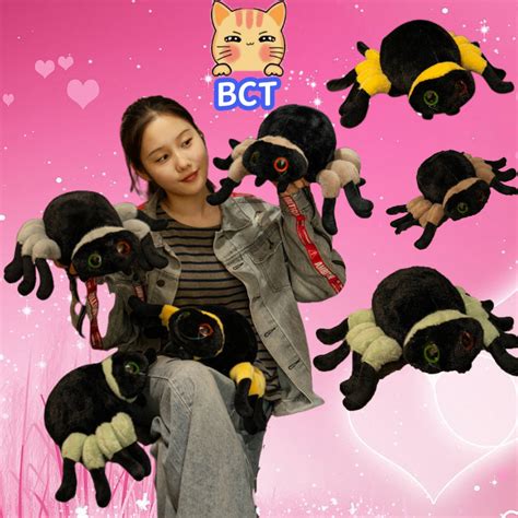 Bct In Stock Spider Plush Toy Cute Simulation Spider Doll Big Spider