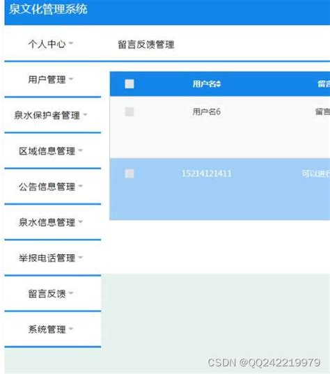 Java Ssm泉水文化生态保护管理系统泉水保护系统 Csdn博客