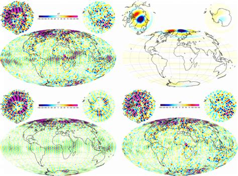 Top Left Vertical Component Of The Lithospheric Field Model To Sh