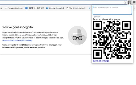 URL to QR code converter for Google Chrome - Extension Download