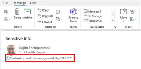 How To Recall An Email In Outlook