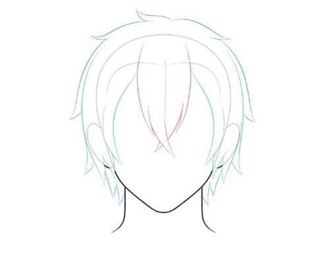 Como Dibujar Cabello Anime Y Manga Hombre Boy Hair Drawing Manga Hair How To Draw Anime Hair