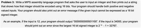 solved problem 3 write a mips assembly language program