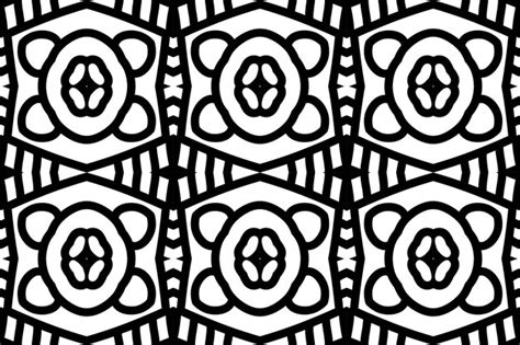 Premium Vector Ornament Seamless Pattern Geometric Background