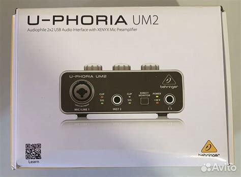 Behringer U-phoria UM2 купить в Волжском | Электроника | Авито