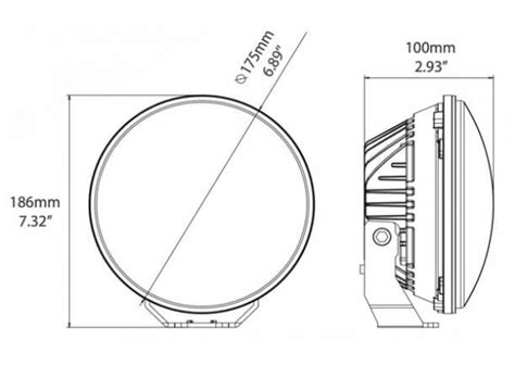 7 Round Led Headlight Dot Sae Approval High Low Beam
