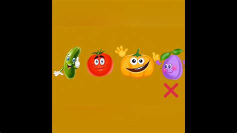 дидактична гра Що зайве овочі Youtube