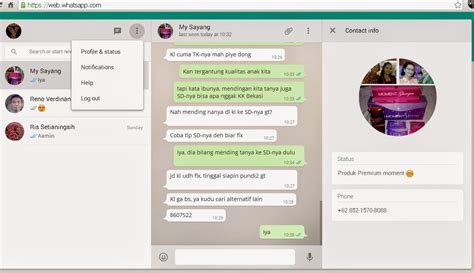Enaknya WhatsApp Via PC GEHOL GAUL