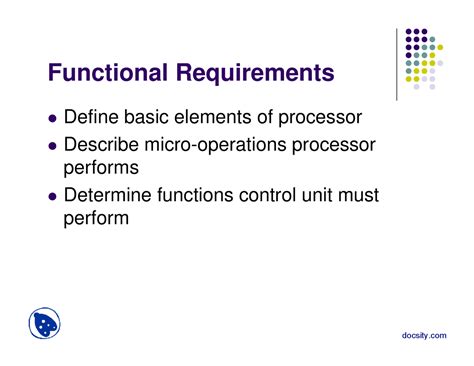 Functional Requirements Assembly Language Microprocessors And Computer