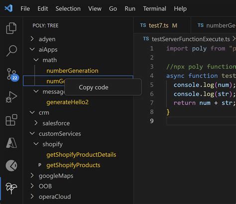 Introducing Function Code Copying In Release 15 Polyapi