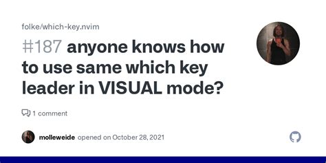 Anyone Knows How To Use Same Which Key Leader In VISUAL Mode Issue Folke Which Key