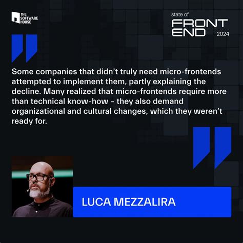 The Software House On Linkedin Sofe Stateoffrontend Microfrontends Frontenddevelopment