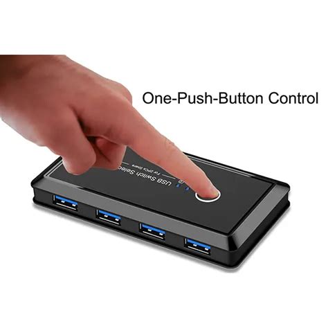 Usb 30 Usb Shared Switcher 2 Inputs 4 Outputs Kvm Switch Idolk