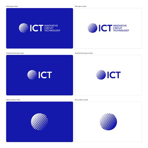 Ict Branding Logo Design Behance