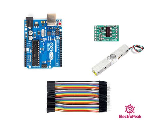 Interfacing HX Load Cell Amplifier Module With Arduino Electropeak