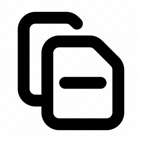 Remove File Minus Document Delete Icon Download On Iconfinder