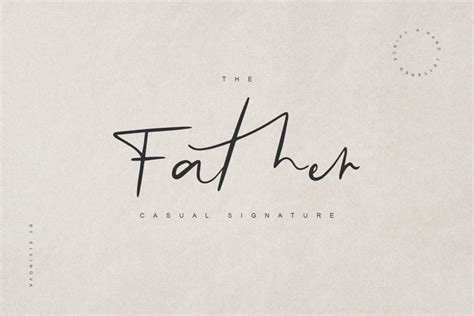 Father Casual Script Font 291805 Father Casual Script Font 291805