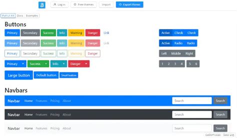 Bootstrap Build Theme Generator For Bootstrap