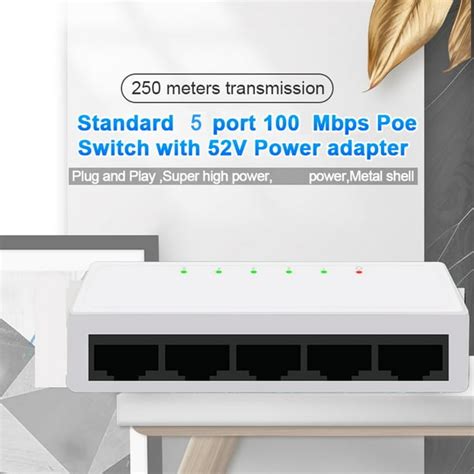 Ienronlink 8 Port Switch 100mbps Fast Network Switch